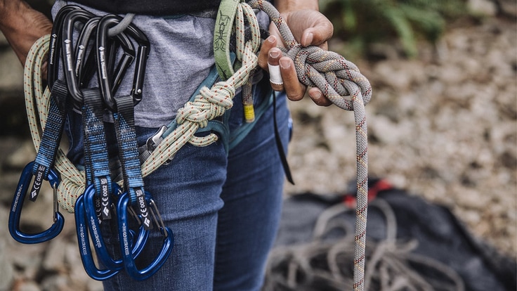 Carabiner And Rope