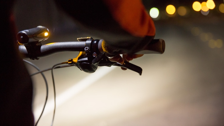 Bicycle Riding At Night