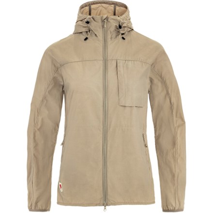 Fjallraven Women's High Coast Wind Jacket Khaki XL - In The Know Cycling