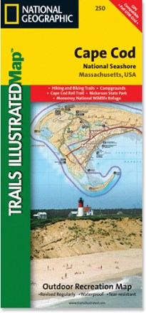 Trails Illustrated Cape Cod National Seashore Trail Map at REI