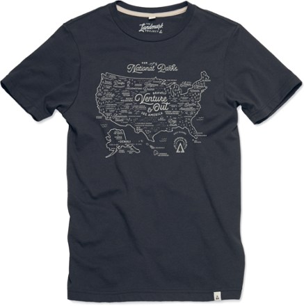 The Landmark Project National Parks Map T-Shirt | REI Co-op