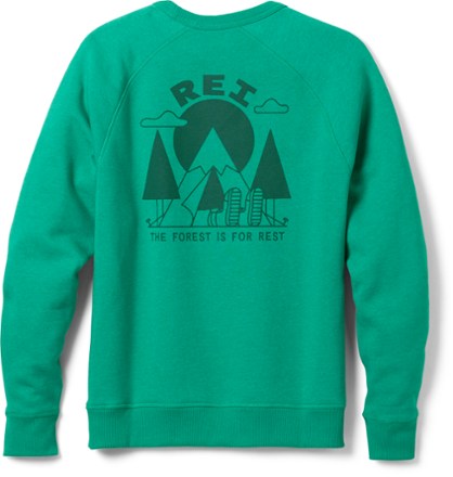 REI Co-op Forest for Rest Fleece Crewneck Sweatshirt | REI Co-op