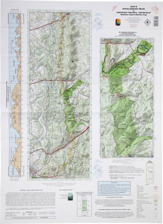 PATC Appalachian Trail Map: AT in Northern Virginia - South Half ...