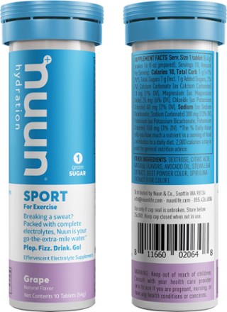 NUUN Sport Hydration Tablets - 10 servings | REI Co-op