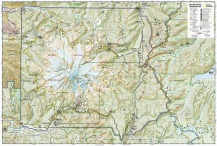 Mount Rainier National Park Map