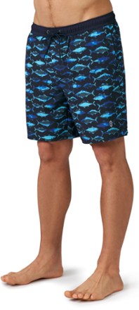 Free Country Contrast Elastic Swim Shorts - Men's | REI Co-op