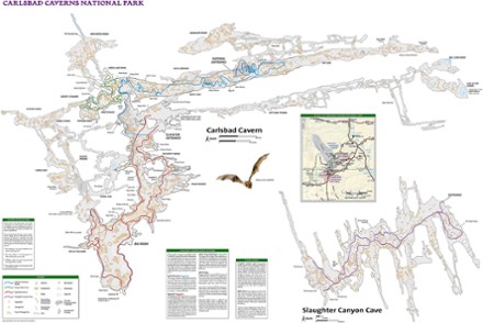 National Geographic Carlsbad Caverns National Park Topographic Map ...