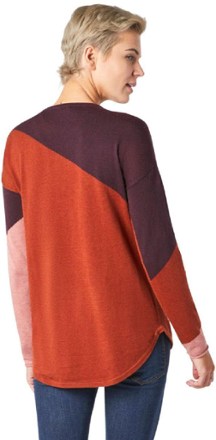 Smartwool Shadow Pine Colorblock Sweater - Women's | REI Co-op