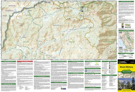 National Geographic Mount Whitney Map | REI Co-op