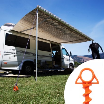 Nite Ize Orange Screw Ultimate Ground Anchors - Large - Package of 2 ...