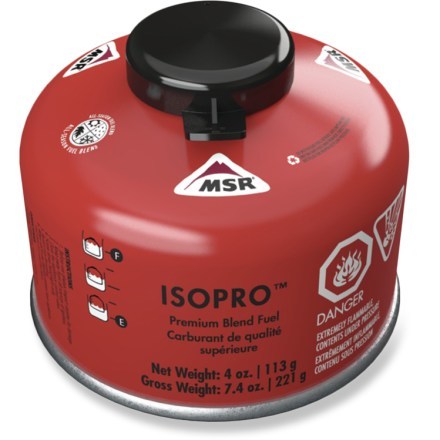 1 IsoPro Fuel MSR IsoPro Fuel Canister - 3.9 oz. / 110g $5.00 3.9