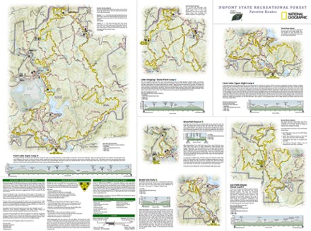 National Geographic DuPont State Recreational Forest Topographic Map ...