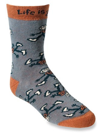 Life is good Cotton Crew Socks - Kids' | REI Co-op