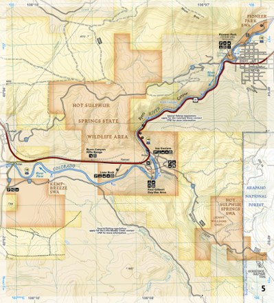 National Geographic Colorado River Fishing & River Recreation Map Guide ...