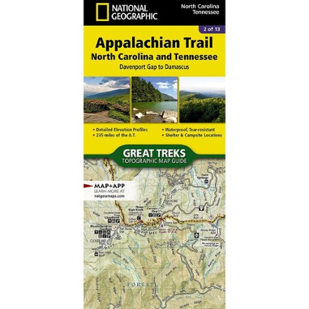 National Geographic Appalachian Trail: North Carolina and Tennessee ...