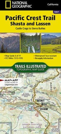 National Geographic Pacific Crest Trail Topographic Map Guide: Lassen ...