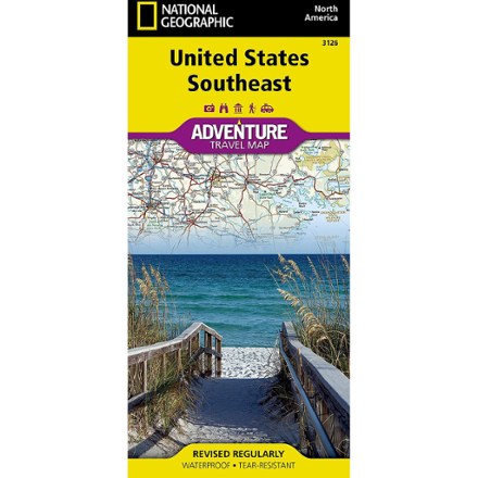National Geographic United States Southeast Adventure Travel Map | REI ...