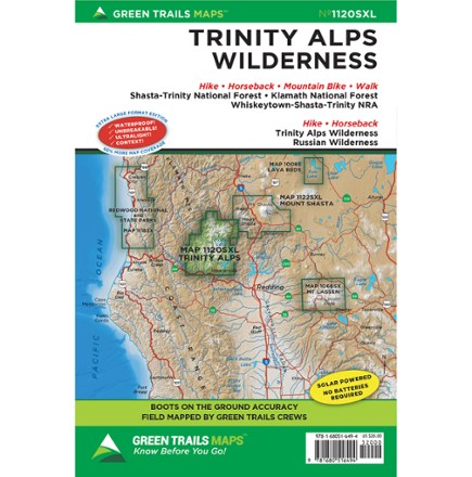 Green Trails Map 1120SXL - Trinity Alps Wilderness | REI Co-op
