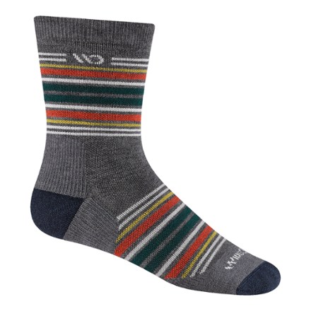 Wide Open Multi Stripe Cushioned Micro Crew Socks - Men's | REI Co-op