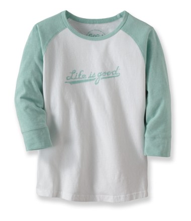 Life is good Baseball Tee - Girls' | REI Co-op