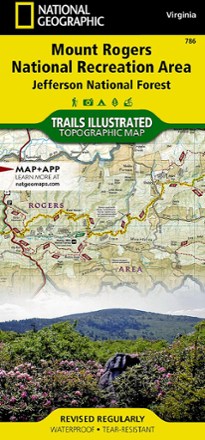 National Geographic Mount Rogers National Recreation Area Map | REI Co-op