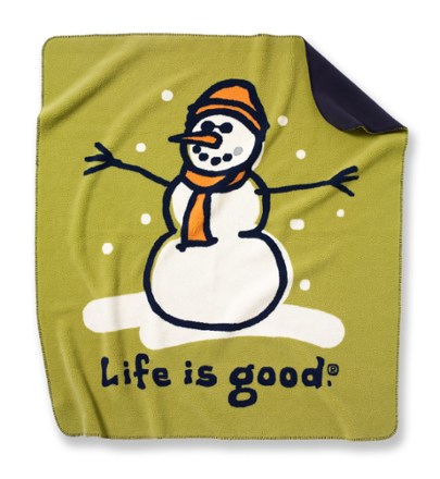 Life is good Chill Snowman Fleece Blanket | REI Co-op