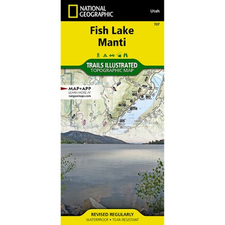 National Geographic Fish Lake Manti Topographic Map | REI Co-op