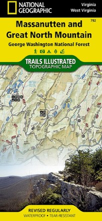 National Geographic Massanutten and Great North Mountain Trail Map ...