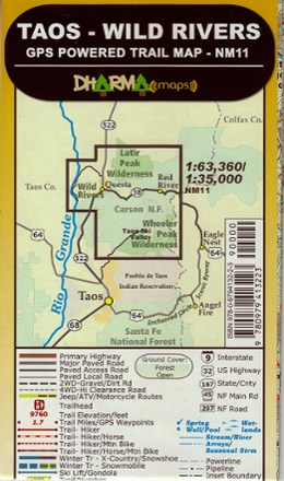 NM11 Taos-Wild Rivers Trail Map | REI Co-op