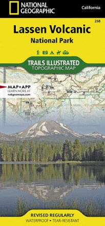 National Geographic Lassen Volcanic National Park Topographic Map | REI ...