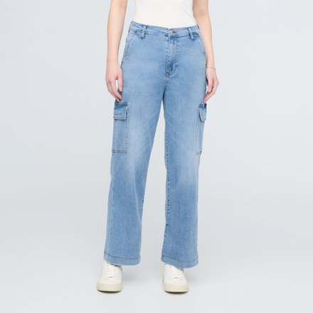 DUER Performance Denim Lite High-Rise Cargo Jeans - Women's | REI Co-op