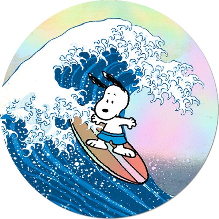Apply Stickers Great Wave Snoopy Sticker | REI Co-op