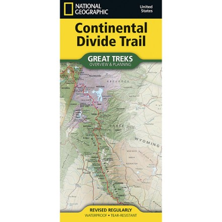 National Geographic Continental Divide Trail Overview and Planning Map ...